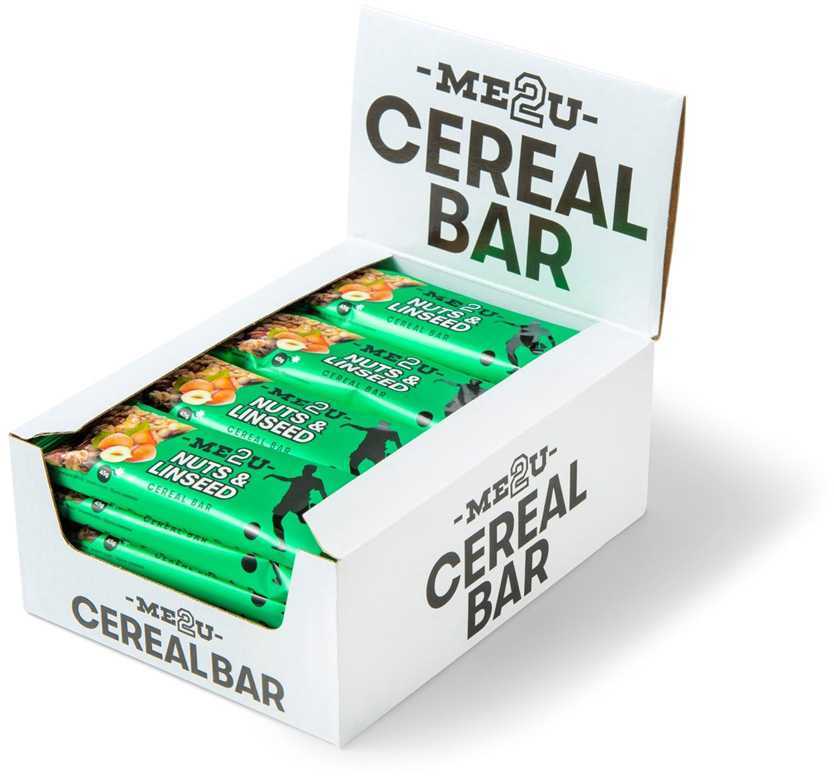 ME2U javainių batonėliai, su lazdynų riešutais ir linų sėmenimis, 45 g ...