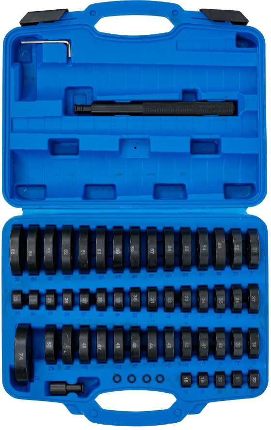 Bgs Technic Guolių tvirtinimo / montavimo padų rinkinys | 52 vnt. (8467 ...