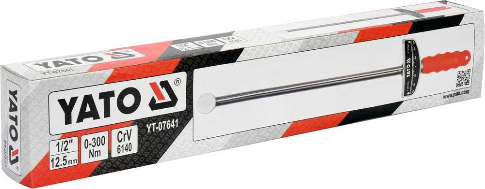 Yato Toya Sa Poland Dinamometrinis raktas | švytuoklinis | 12.5 mm (1 / 2") | 0-300 Nm (YT-07641 ...