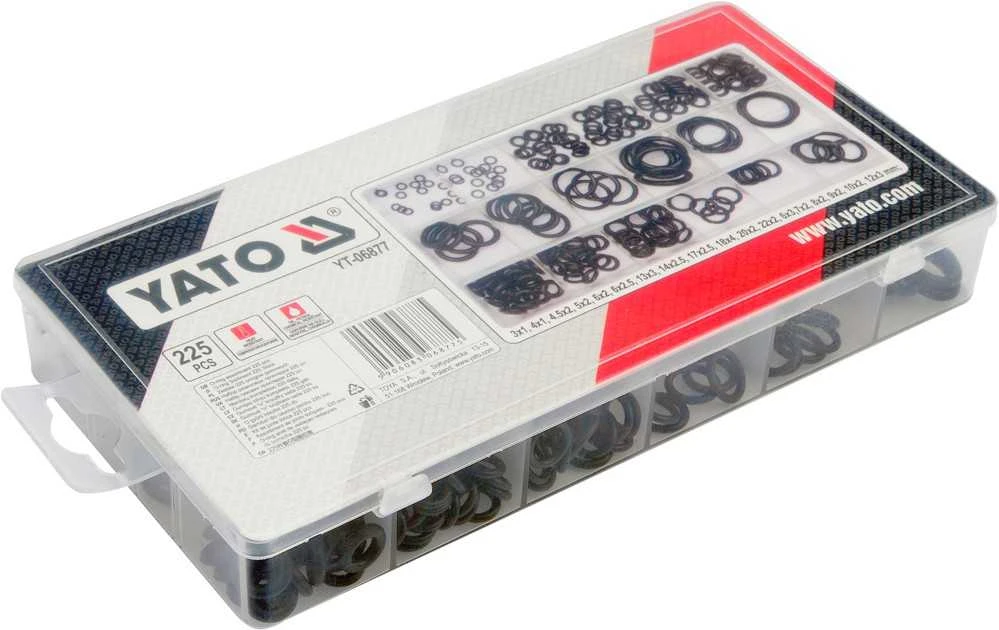 Toya Sa Poland YATO O-žiedo sandarikliai 225 vnt., modelis - YT-06877 ...