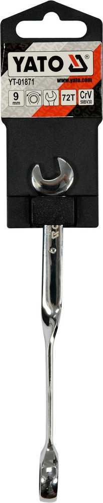 Yato Raktas kombinuotas terkšlinis | perlenktas X | 9 mm (YT-01871 ...