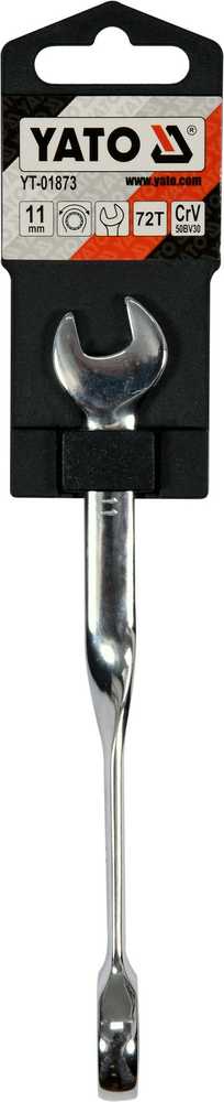 Yato Raktas kombinuotas terkšlinis | perlenktas X | 11 mm (YT-01873), žema kaina | Varle.lt