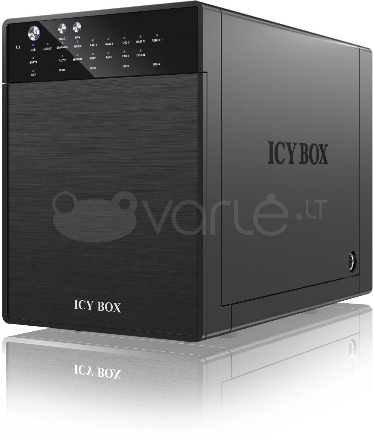 Serveris ICY BOX IB-RD3640SU3 Išorinis 4x3,5 colio USB 3.0 eSATA Host ...