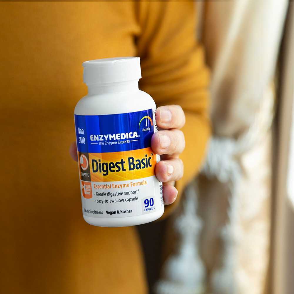 Enzymedica Digest™ Basic - fermentai virškinimui gerinti, bioaktyvus ...