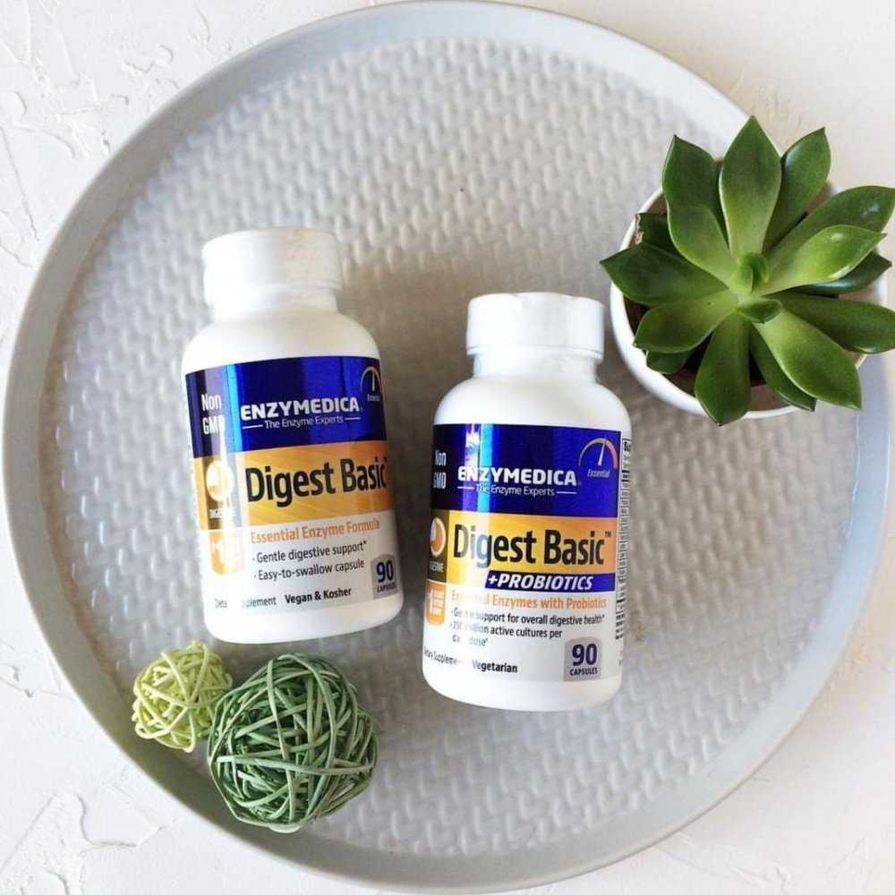 Enzymedica Digest™ Basic - virškinimo fermentų kompleksas, 30 vegetariškų kapsulių, žema kaina ...