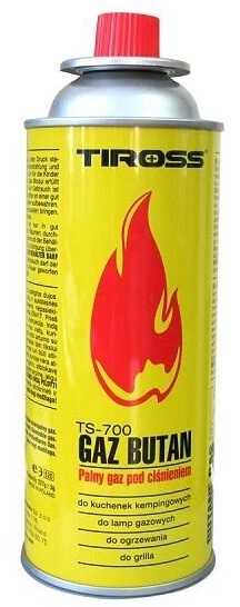 Butano dujos TIROSS 227g / 400ml, žema kaina | Varle.lt