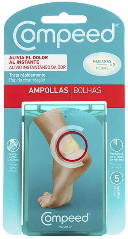 "Compeed Blister Medium" pleistrai 5 vienetai, žema kaina | Varle.lt