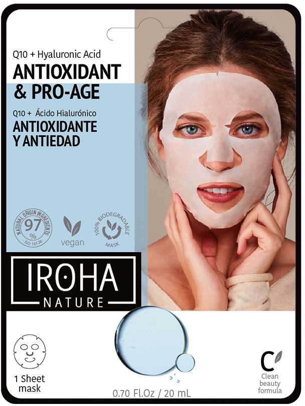 Iroha Nature Anti Wrinkles Tissue Face Mask Q10 1 Unit, modelis ...