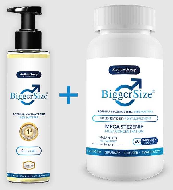Maisto papildas Medica-Group Bigger Size, varpos didinimui ir ...