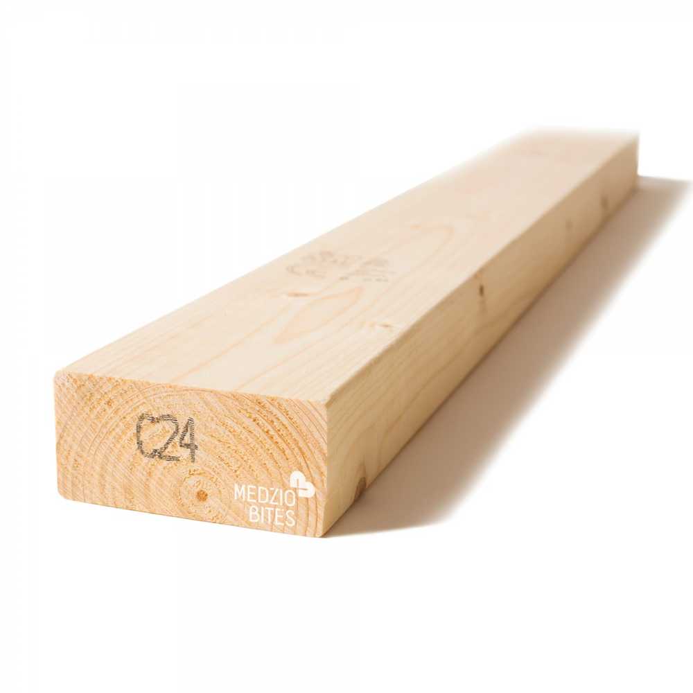 Medžio Bitės Kalibruota graduota C24 mediena 45x95x4200, modelis ...