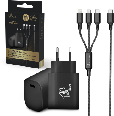 Extralink Smart Life SET03 | 3 viename laidas + įkroviklis | 12 W, 120 ...
