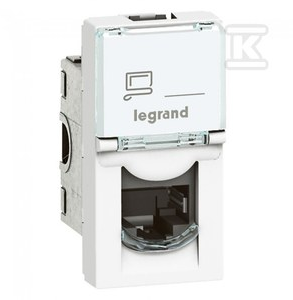 Legrand Mosaic kompiuterio lizdas RJ45 cat.6 UTP balta (076561 ...
