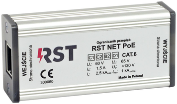 RST NET PoE viršįtampių iškroviklis IP tinklo apsaugai, žema kaina ...