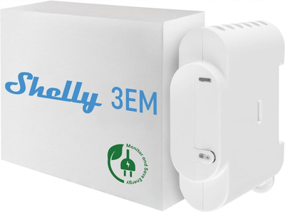 Shelly PRO 3EM 120A profesionalus elektros sąnaudų skaitiklis, modelis ...