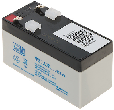 TST AKUMULIATORIUS 12V / 1.3AH-MW, modelis - 12V/1.3AH-MW, žema kaina ...