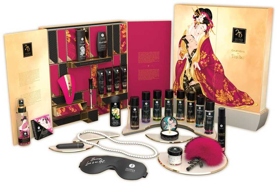 Shunga Shunga Calendar 2025, modelis - Calendar of Desires, žema kaina ...