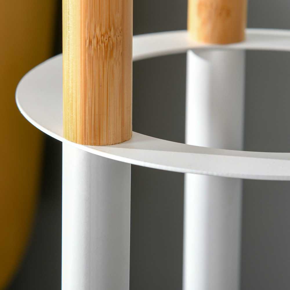 HOMCOM Drabužių stovas Stovintis drabužių stovas su 13 kabliukų ...