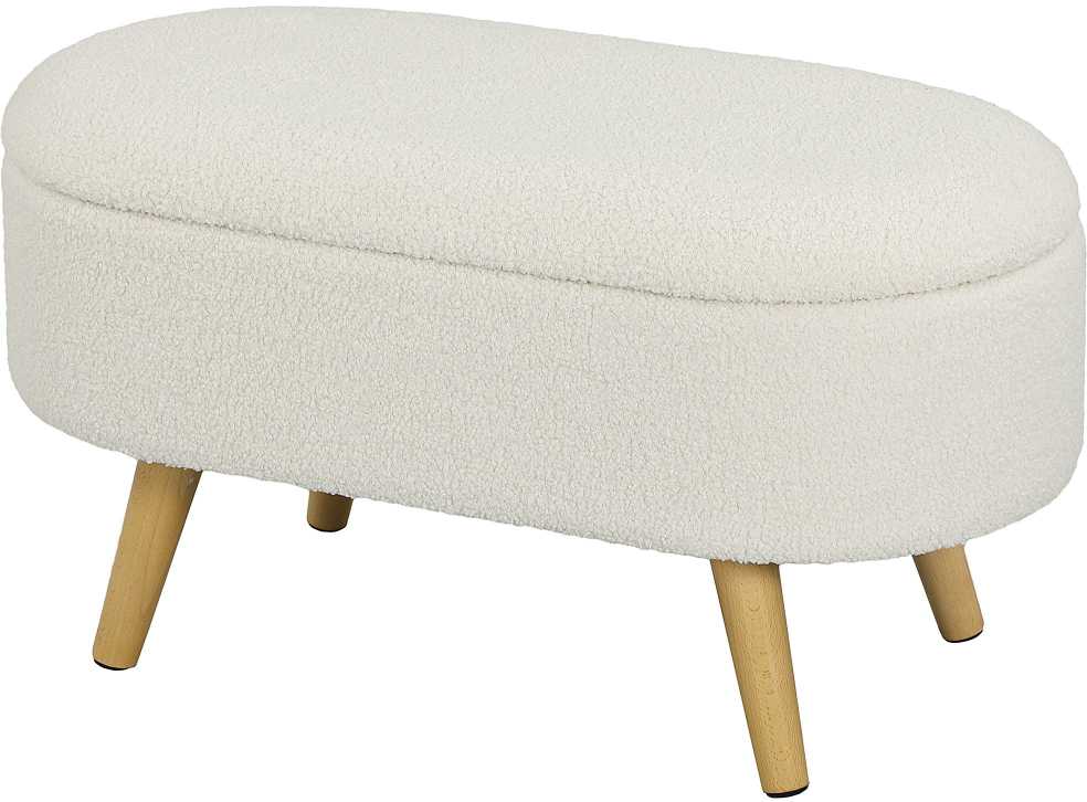 HOMCOM Suolas su daiktadėže, minkštas suolas su dangčiu, lovos suolas ...