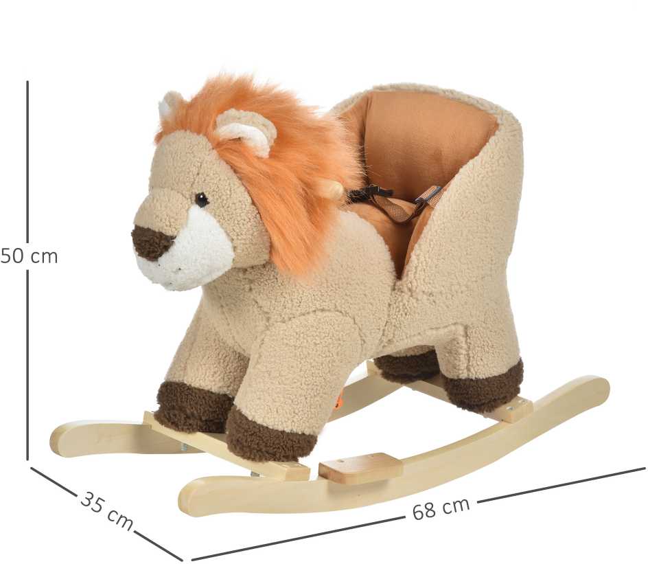 HOMCOM Supamasis arkliukas Supamasis gyvūnas 18-36 mėnesių amžiaus ...