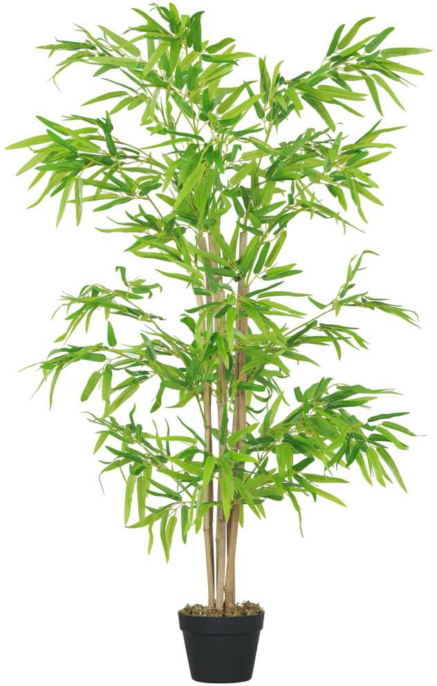 Outsunny HOMCOM dirbtinis bambukas didelis 150 cm dirbtinis augalas ...