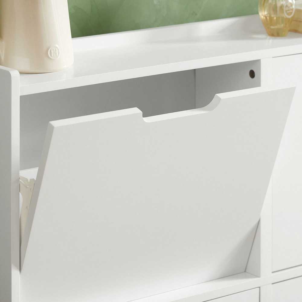 Sobuy Batų spinta su 4 skyriais, Batų lentyna, Batų spintelė ...