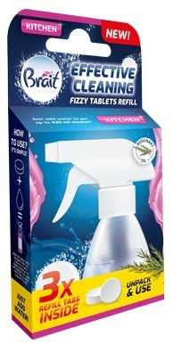 Brait Effective Cleaning Kitchen valymo tabletės (butelių įdėklai) 1 ...