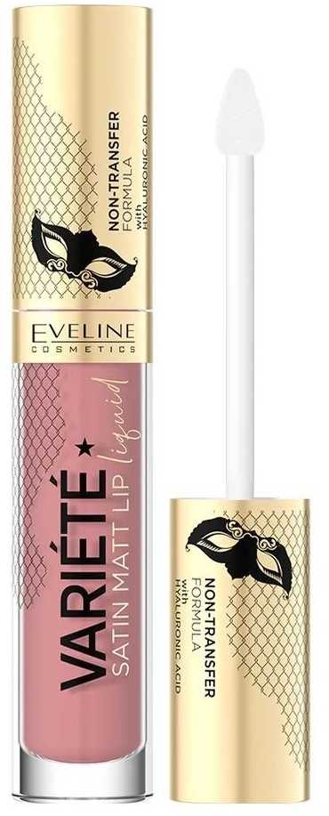 Eveline Cosmetics EVELINE Variete Pomadka w płynie su kwasem hialuronowym nr 02 4.5 ml, modelis ...