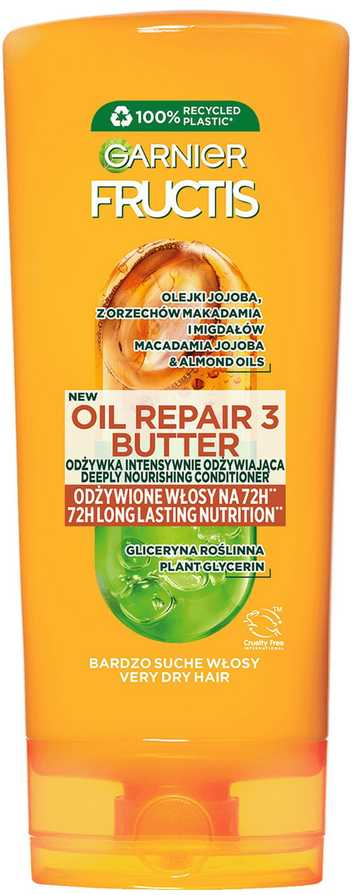 Garnier Fructis Oil Repair 3 Butter Odżywka do włosów intensywnie ...