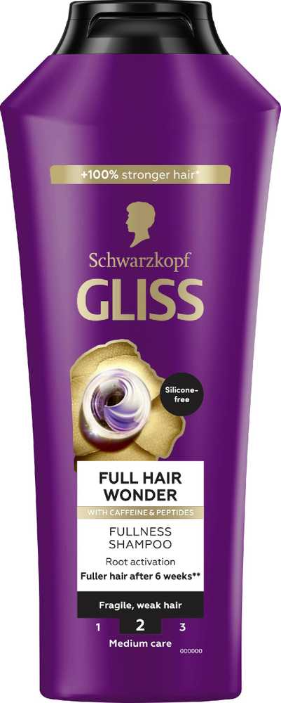 SCHWARZKOPF Gliss Full Hair Wonder plaukų šampūnas 400 ml, žema kaina ...
