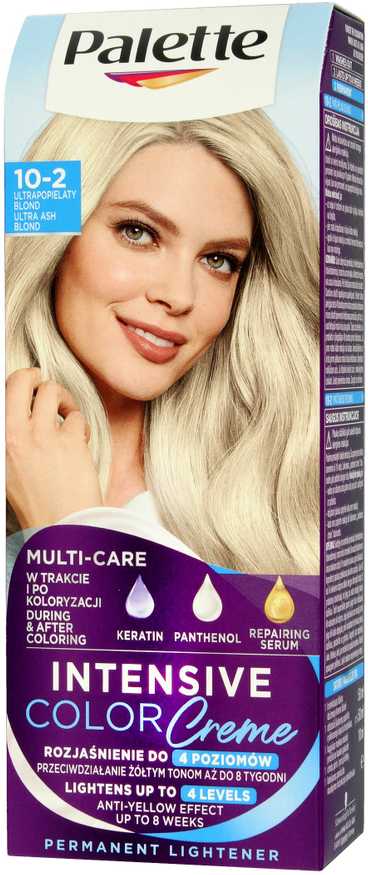 Palette Intensive Color Creme - Lightener 10-2 (A10) Ultrapopielaty ...