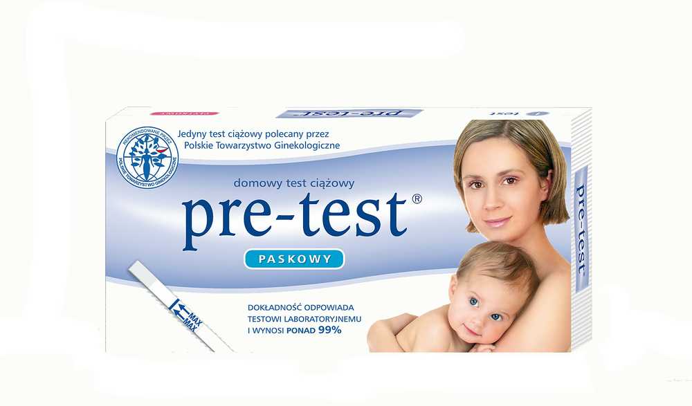 Pre Test Prieš testą Nėštumo testo juostelė 1+1 vnt. Dovanas, modelis ...