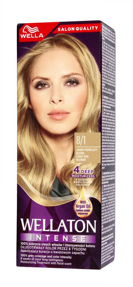 Wella Wellaton Krem intensywnie koloryzujący nr 8 / 1 Jasny Popielaty ...