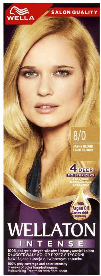 Wella Wellaton Krem intensywnie koloryzujący nr 8 / 0 - Jasny Blond 1op ...