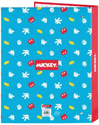 Žiedinis segtuvas Mickey Mouse Clubhouse Fantastic Mėlyna Raudona A4 26 ...