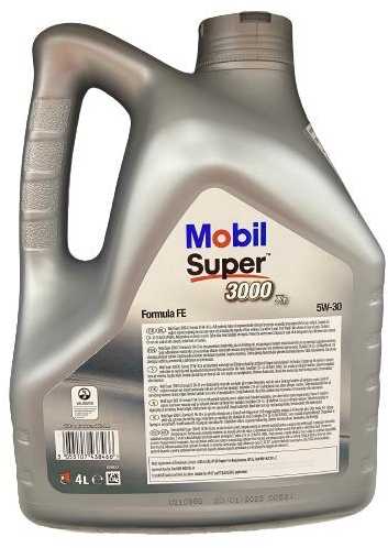 Alyva MOBIL SUPER 3000X1 F-FE 5W-30 4 L, modelis - 151526, žema kaina ...