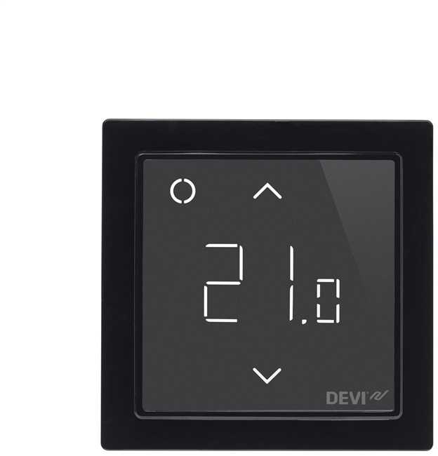 Termostatas Devi Devireg, Smart, juoda, modelis - 140F1143, žema kaina | Varle.lt