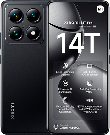 Išmanusis telefonas Xiaomi 14T Pro 5G Dual Sim 12GB RAM 512GB - Juodas, žema kaina | Varle.lt