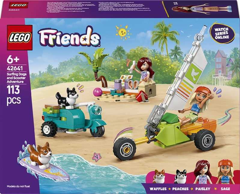 LEGO® Friends Nuotykis su šunimis, burlente ir motoroleriu (42641 ...