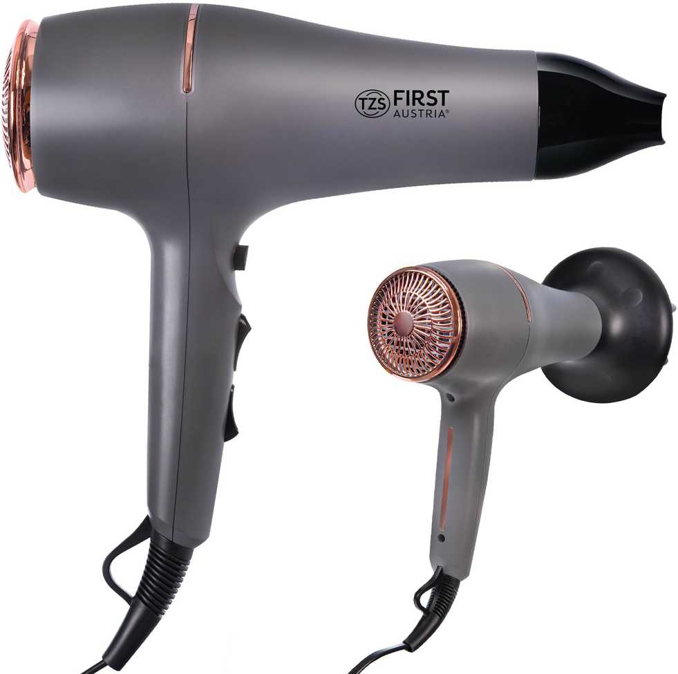 TZS First Austria Plaukų džiovintuvas, 2200W Max, Ionic, Diffuser ...