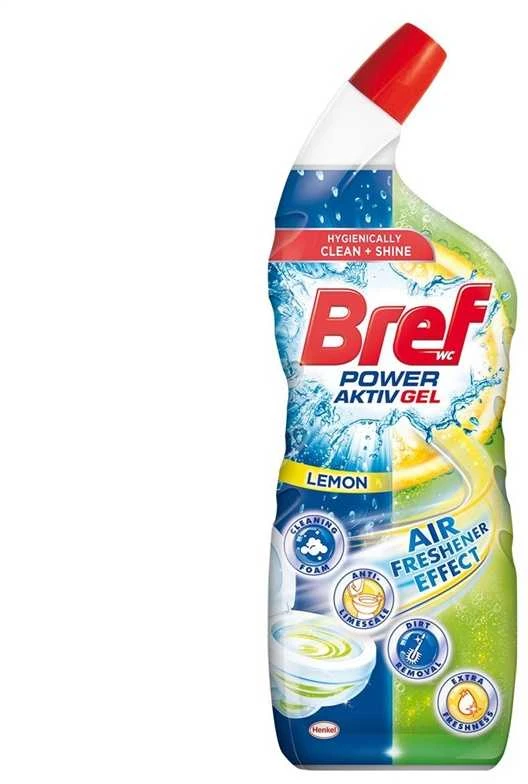 Unitazo valiklis BREF POWER AKTIV GEL LEMON, 700 ml, žema kaina | Varle.lt