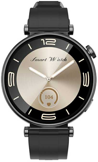 XO išmanusis laikrodis GT4 Mini Amoled juodos spalvos, žema kaina | Varle.lt