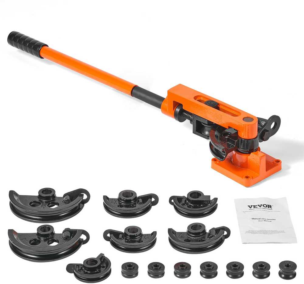 Rankinis vamzdžių lenkimo staklės profiliams Vevor, Ø10-25mm, 0-180 ...