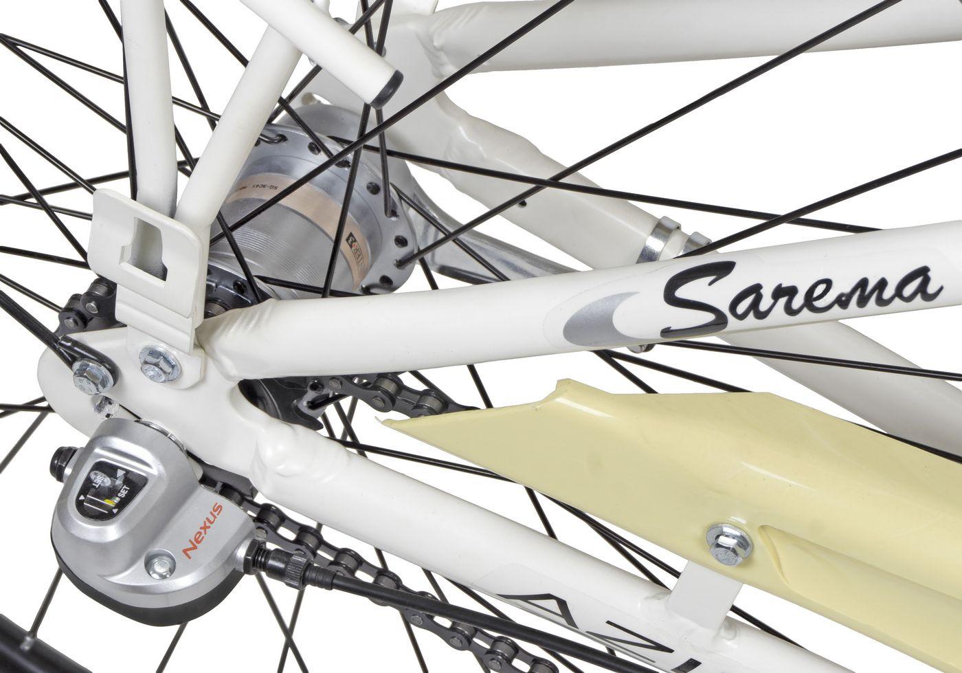 Dviratis AZIMUT Sarema ALU 26" 3-speed 2025 light cream shiny, žema ...