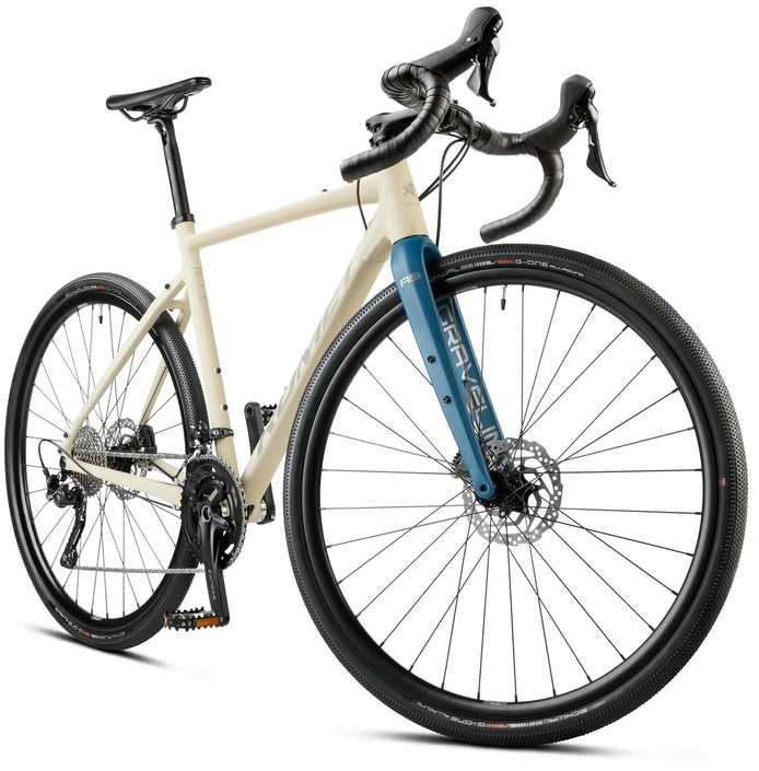 Dviratis Romet Aspre 2 2025 smėlio spalvos-žalias-56 cm / XL (Dydis: 56 ...