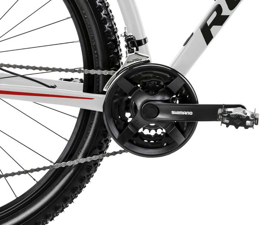 Dviratis Romet Mustang M1 Lite 29" 2023 pilkas-red-21" / XL (Dydis: 21" / XL), žema kaina | Varle.lt