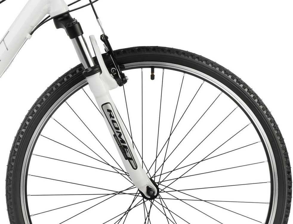 Dviratis Romet Orkan D Lite 28" 2023 baltas-violet-17" / M (Dydis: 17 ...