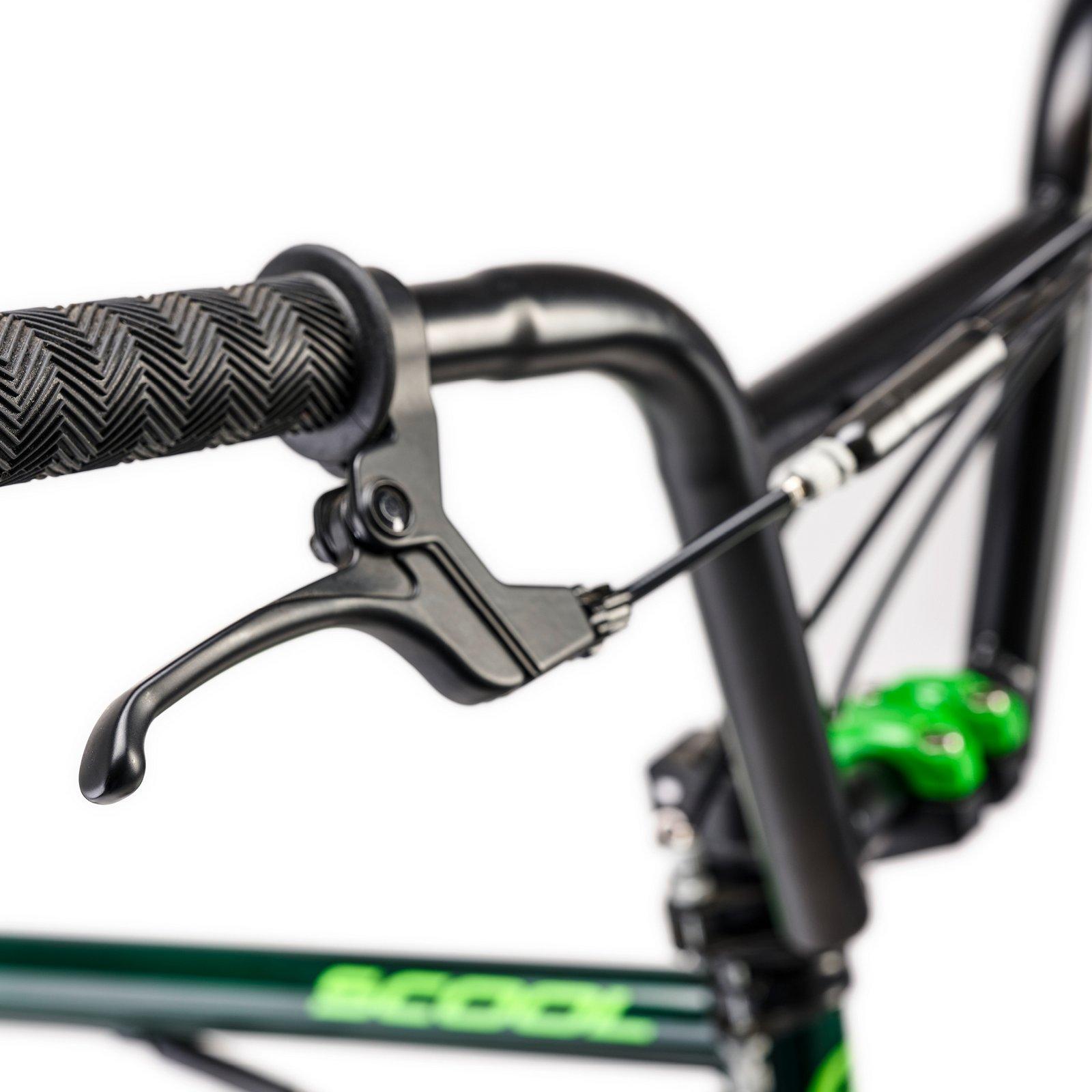 Dviratis S'COOL XtriX 20 1-speed BMX 20" HiTen dark žalias-neon žalias ...