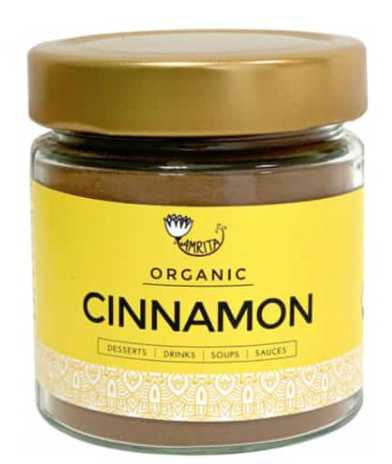 Ekologiškas Ceilono cinamonas AMRITA, 70 g, modelis - AE-CIN-70, žema ...