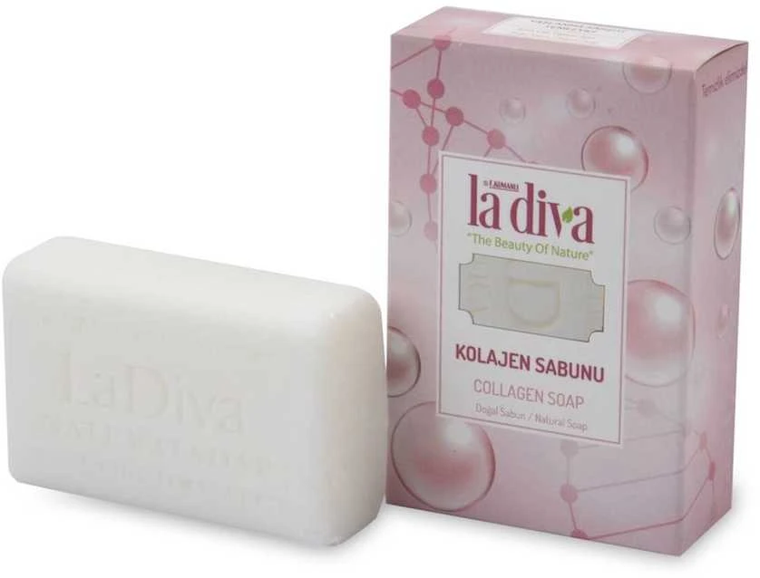 La Diva natūralus muilas su kolagenu – 100 g, modelis - LADIV006, žema ...