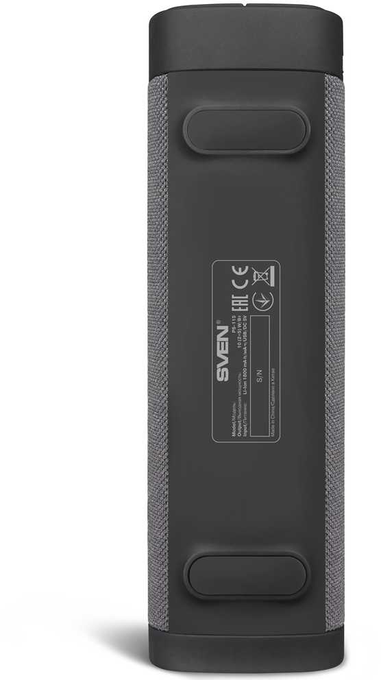 SVEN PS-115, juodas, galia 2x5W (RMS), TWS, Bluetooth, FM, USB, Micro ...